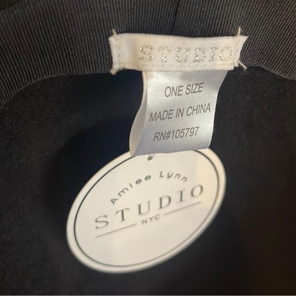 Studio | Accessories | Nwt Studio Wide Brim Black Hat | Poshmark